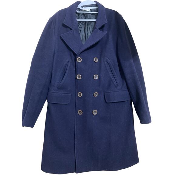 Gant | Jackets & Coats | Gant Rugger Navy Blue Wool Double Breasted ...